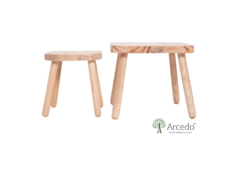 Vance Wooden Kids Stools - Arcedokids